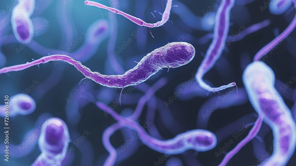 The fascinating process of conception male sperm and female egg under a ...