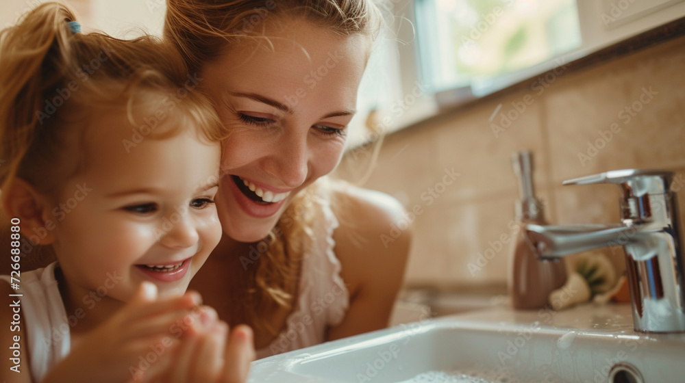 Personal Hygiene and Self-Care Routines: Parents guiding children ...
