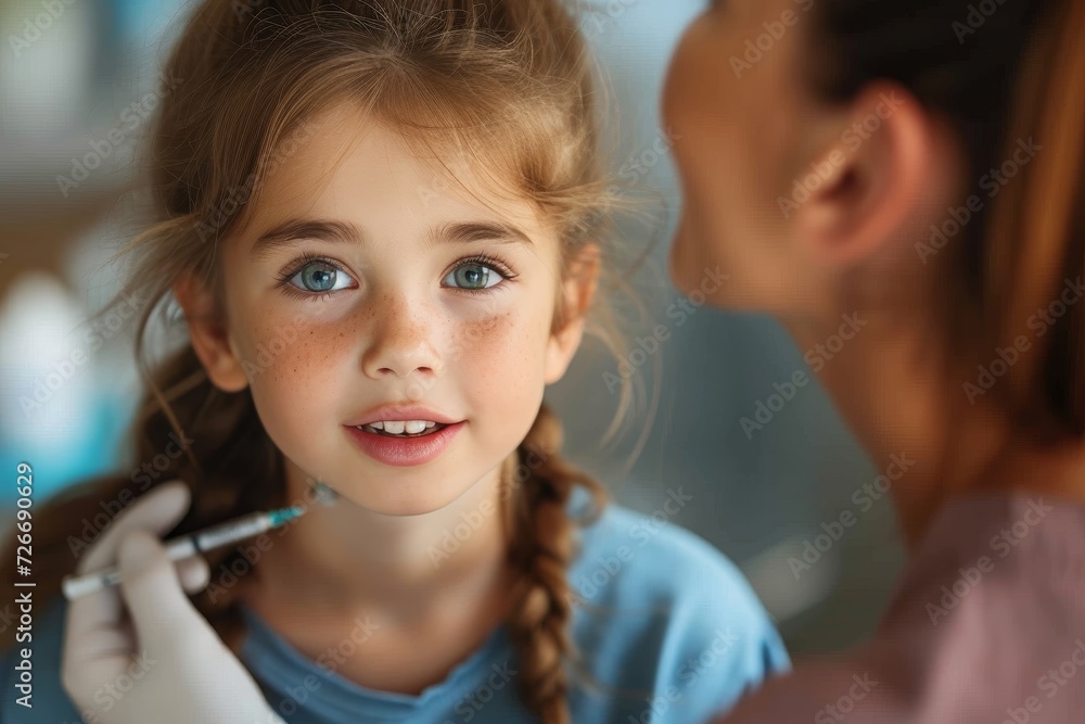 A mother's adoring gaze meets her daughter's innocent smile in a ...