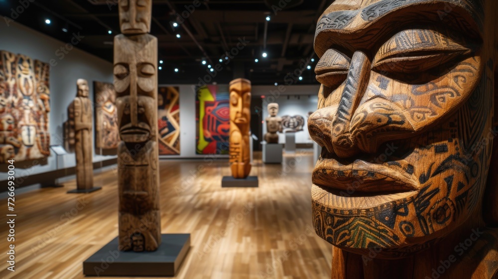 Indigenous art installations and exhibitions honoring the culture and ...