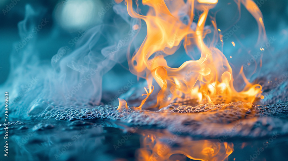 Smoke and Flames: If it's safe to do so, photograph the melting plastic ...