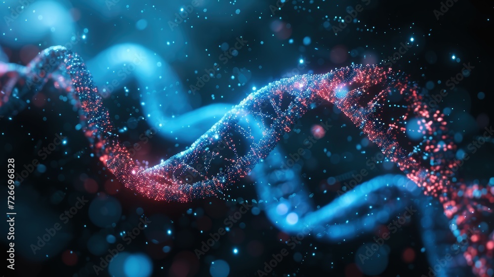 Molecular view of Streams of active biochemical data strings of alien ...