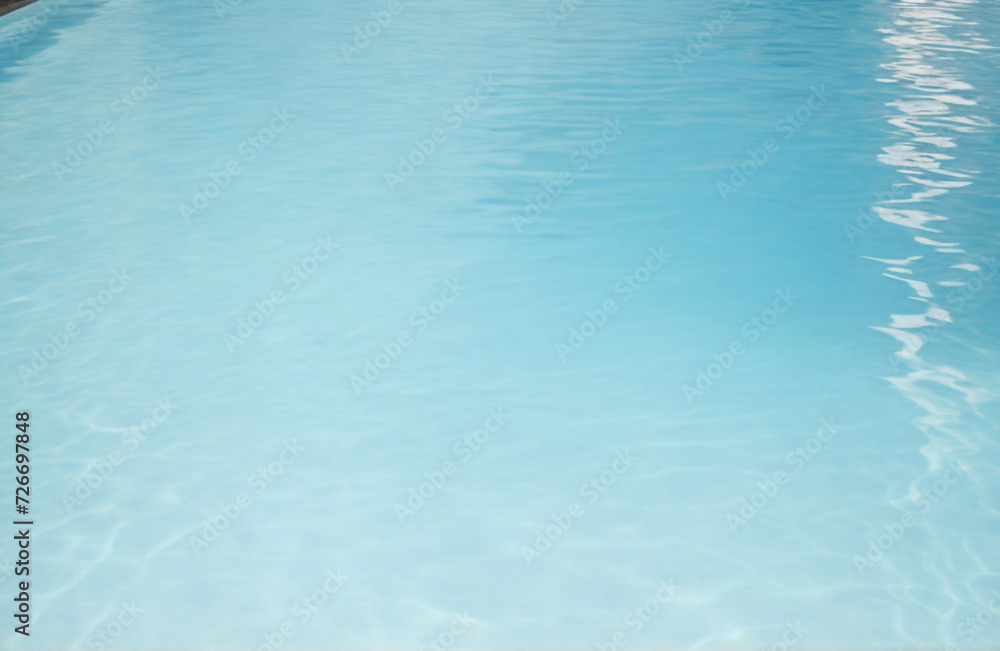 Swimming pool bottom caustics ripple and flow with waves background ...