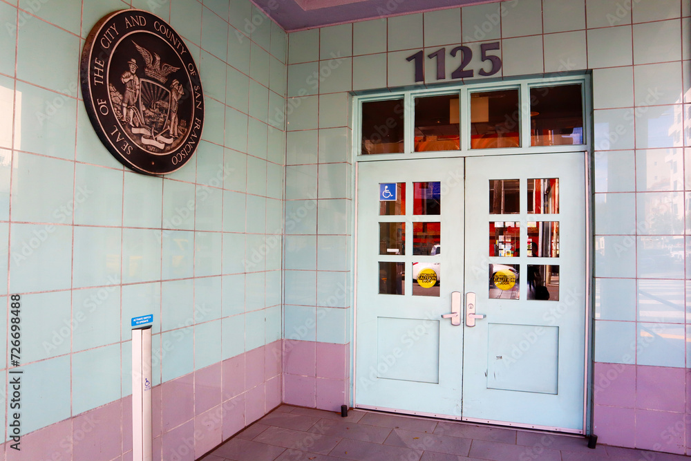 San Francisco, California – October 20, 2023: SFPD San Francisco Police ...