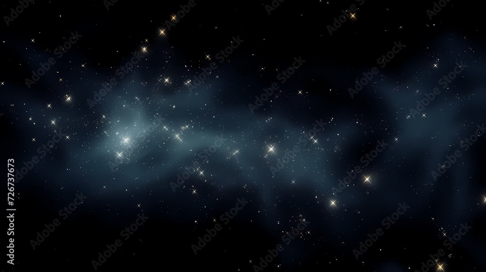 Mysterious star themed gradient background with countless twinkling ...