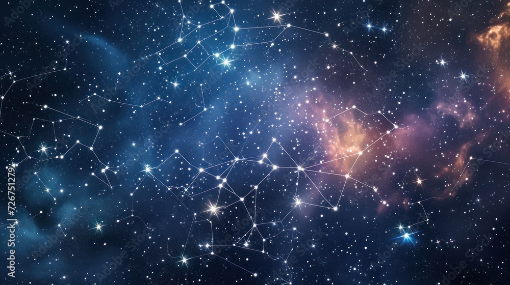 a night sky filled with lots of stars and a cluster of stars in the ...