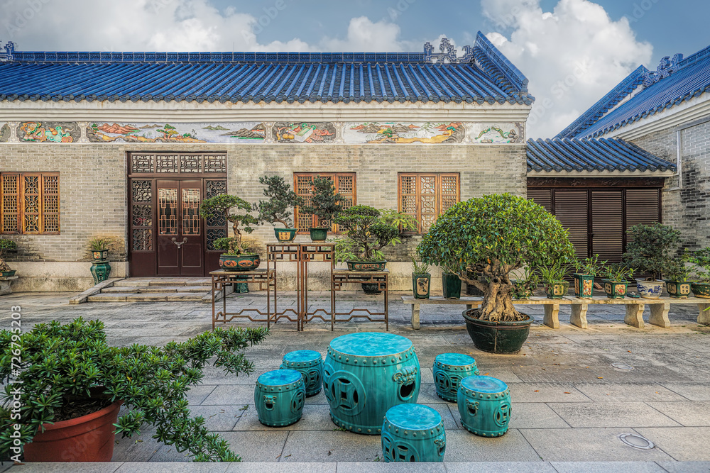 Guangzhou, Guangdong, China. The Ancient Village museum of Huangpu Old ...