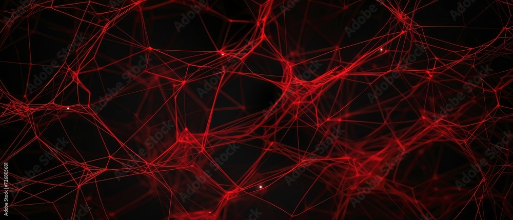 Elevate your web design with this striking abstract red net grid ...