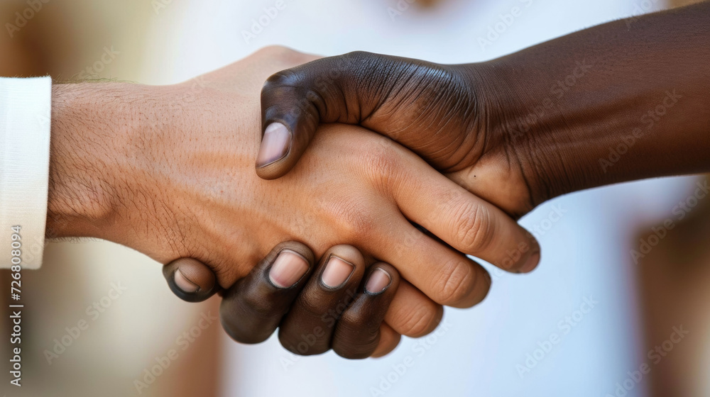 Unity in Diversity Handshake - Human Connection and Multicultural ...