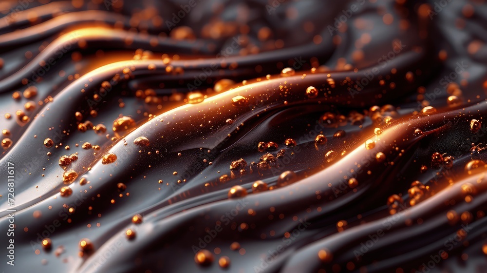 Wallpaper abstract background liquid chocolate color. Stock ...