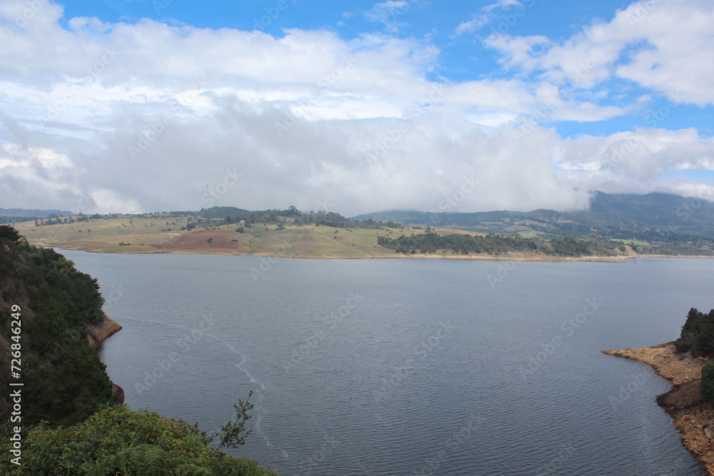Sisga Reservoir, embalse del sisga, Cundinamarca, Colombia Stock Photo | Adobe Stock