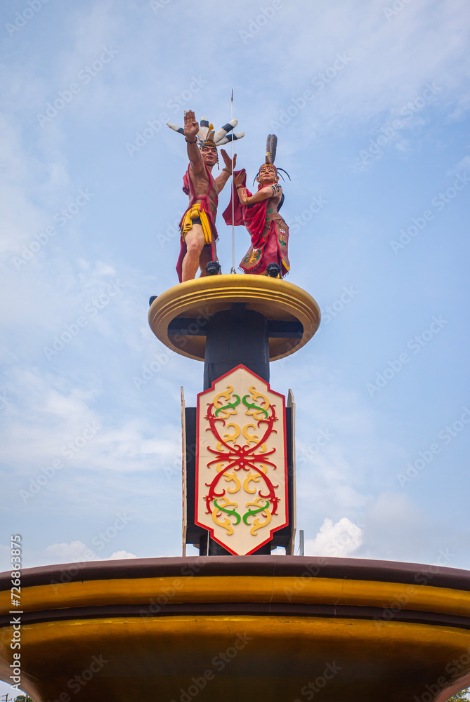 Mahir Mahar Monument, a monument honoring the local hero of ...