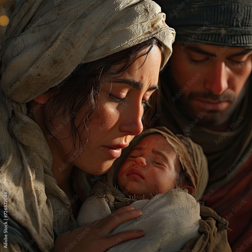 Divine narrative: a mesmerizing nativity scene, the holy essence of ...