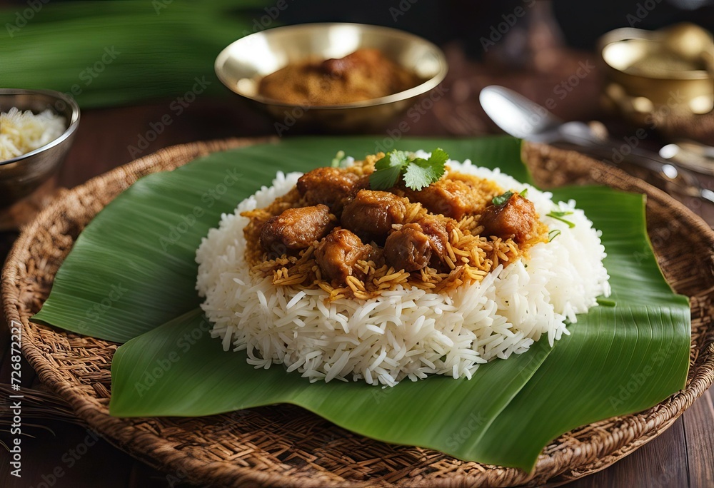 Foto de Indian mutton kerala dhum arranged traditionaly rattan ...