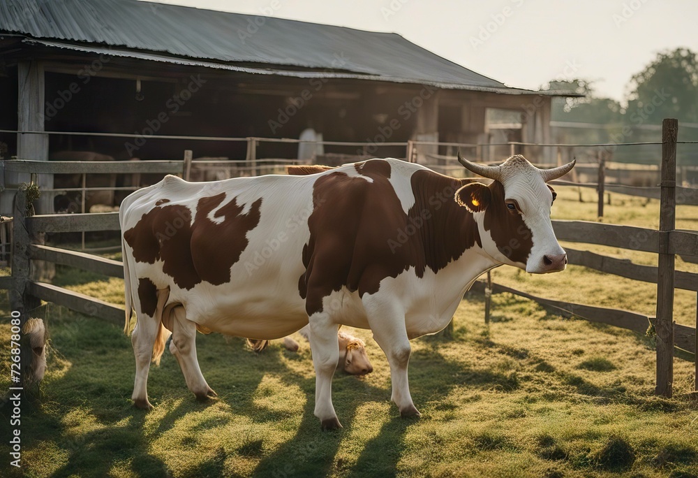 preparation Muslim cows sacrifices barn sacrifice Cattle eating grass ...