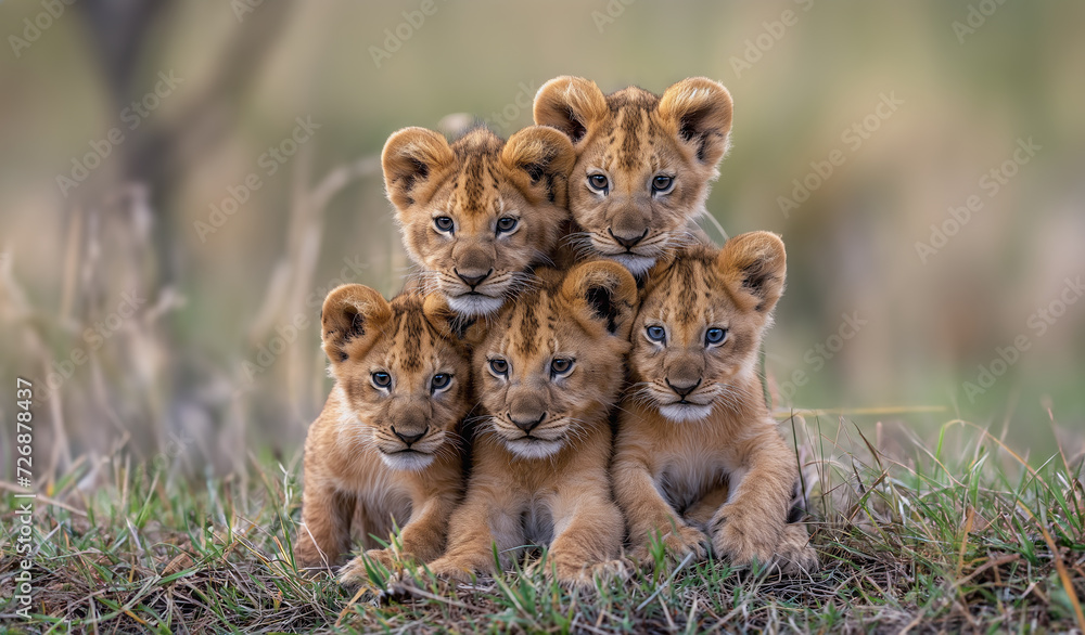 lioness Tiger cubs playing, wild animals, nature, beautiful pictures ...