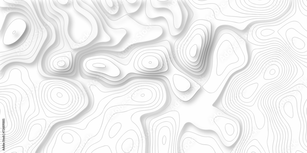 Abstract pattern with lines Topographic contour lines vector map ...