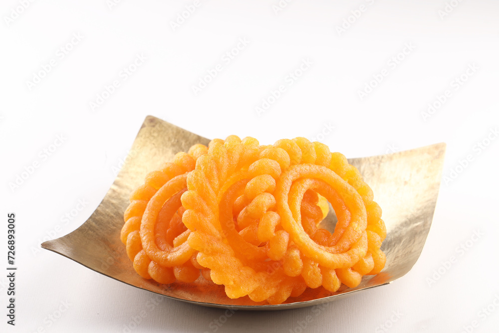 Indian Sweet Food Imarti Also Know as Amriti, Omriti, Jahangir, Jalebi ...