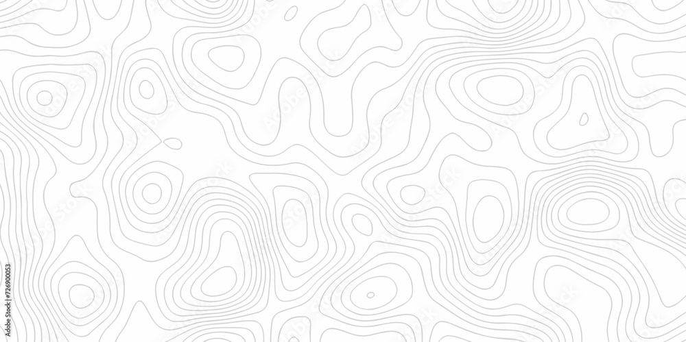 The pattern black on white contours map grid wave vector topography ...