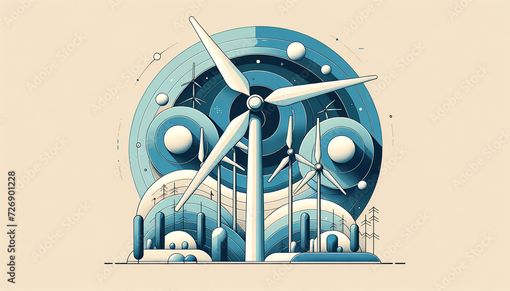 Dynamic Wind Turbines: Merging 2D and 3D Elements for Clean Energy ...