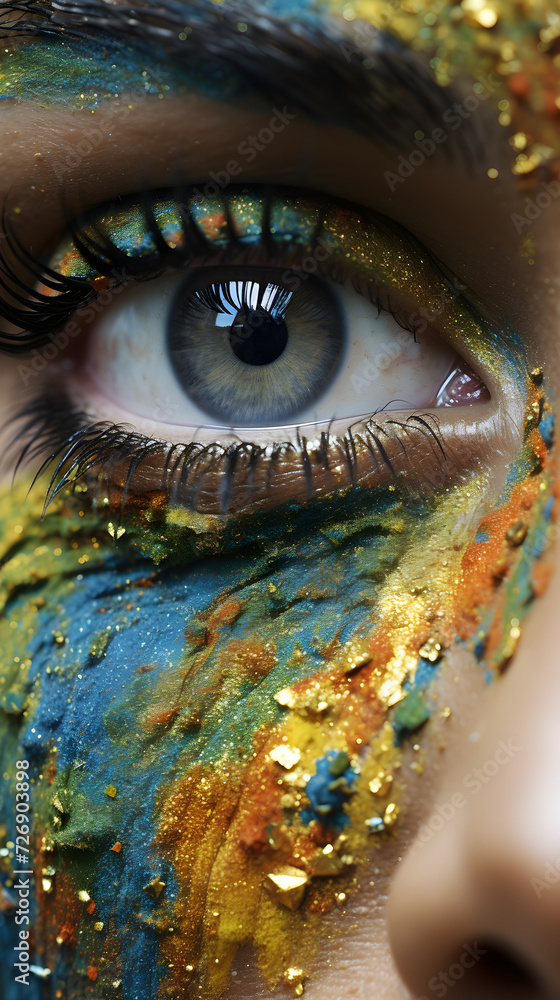 Detailed Up-close Image of Beautiful, Expressive Eyes - A Deeper Look ...