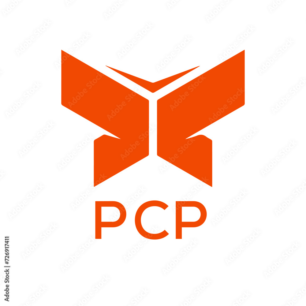 PCP Letter logo design template vector. PCP Business abstract connection vector logo. PCP icon ...
