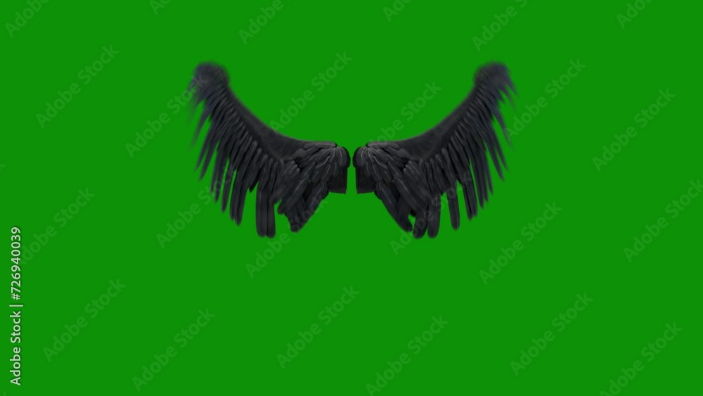 Angel wings high Resolution effects video green screen 4k, Easy ...