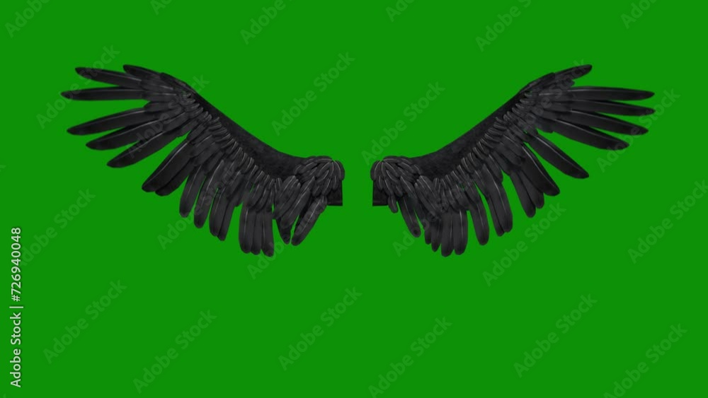 Angel wings high Resolution effects video green screen 4k, Easy ...