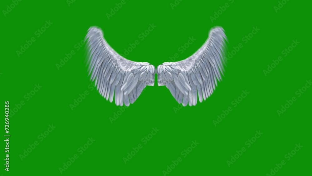 Angel wings high Resolution effects video green screen 4k, Easy ...