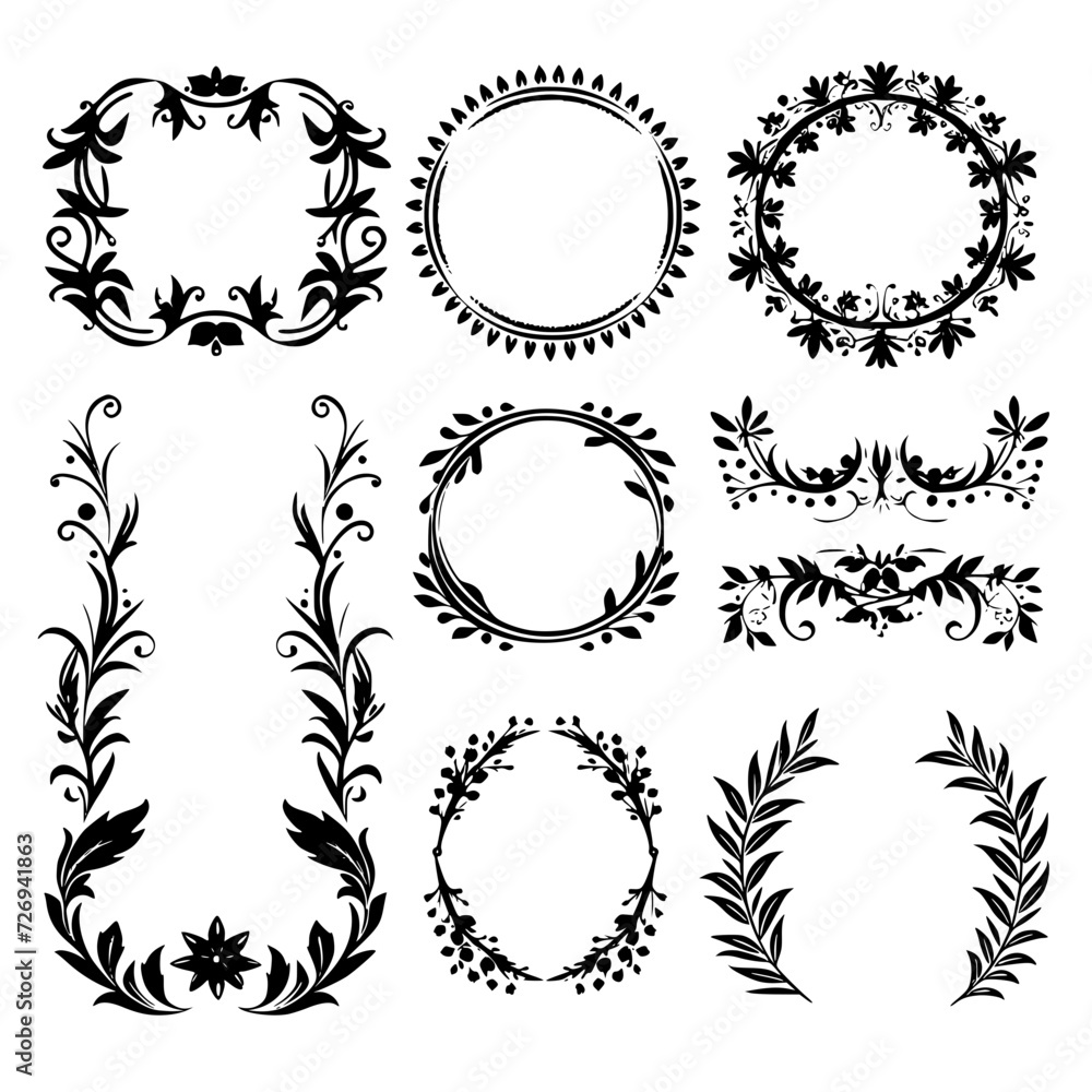 wreath svg, wreath png, wreath frame, frame svg, frame illustration ... wreath svg, wreath png, wreath frame, frame svg, frame illustration ...