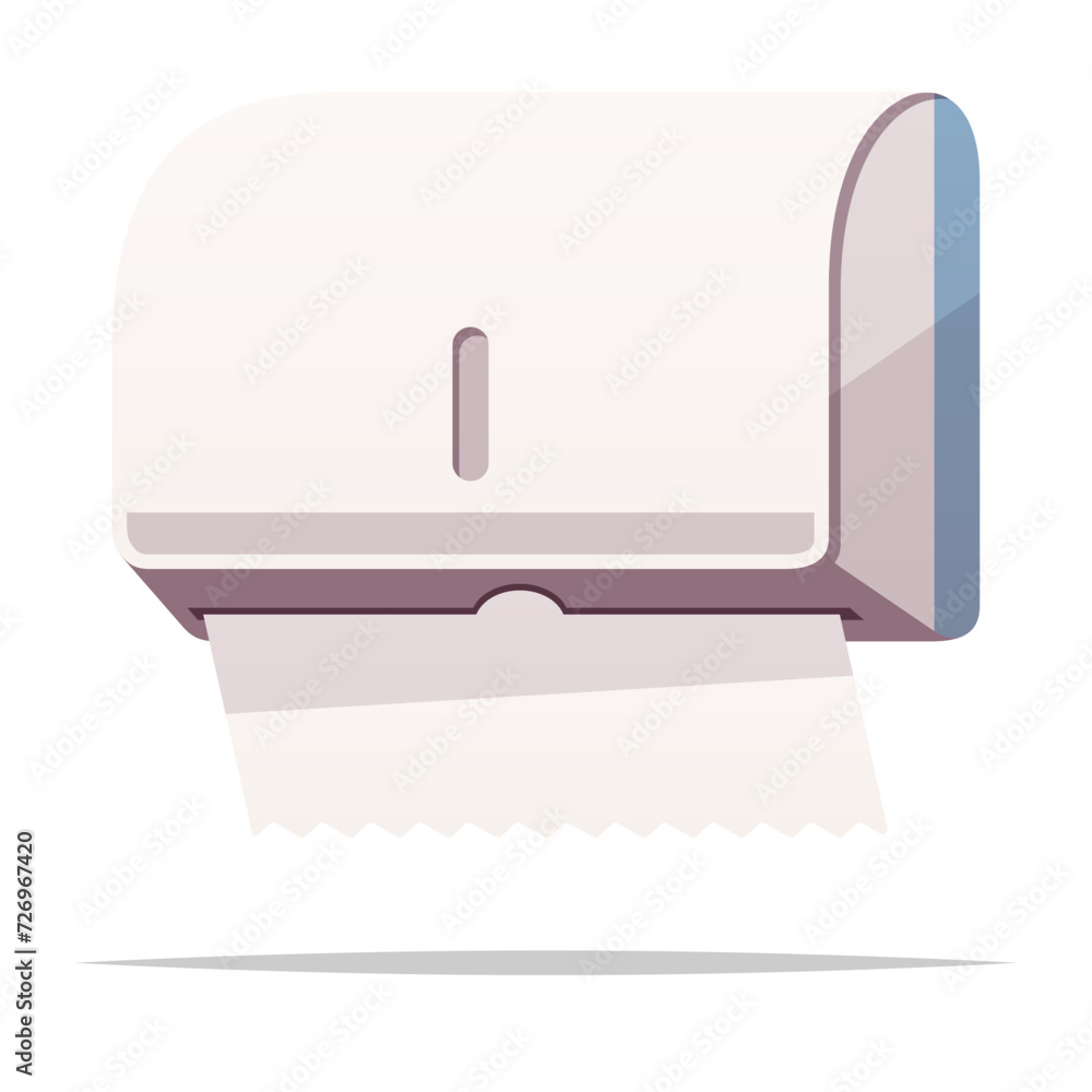 Póster Paper towel dispenser vector isolated illustration – Cuadro para ...