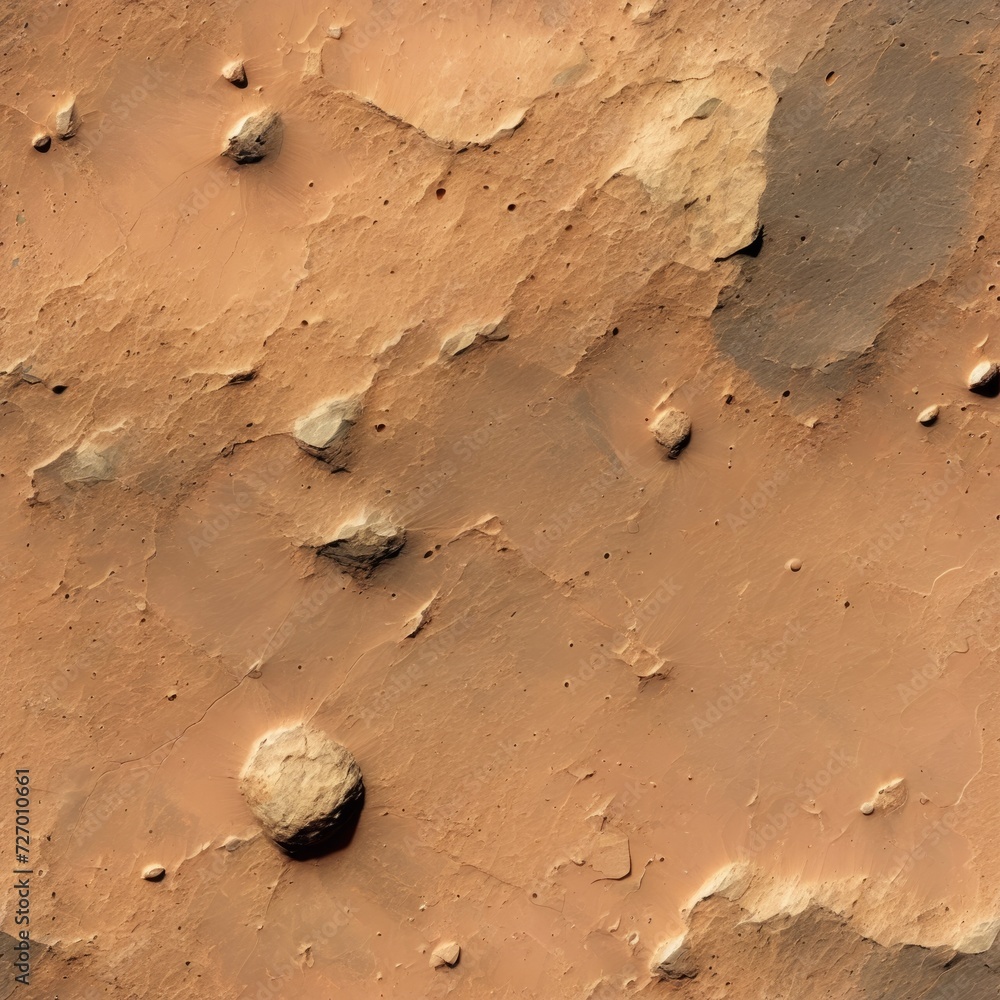 Mars like Surface Texture Illustration - Red Planet Digital Art for ...
