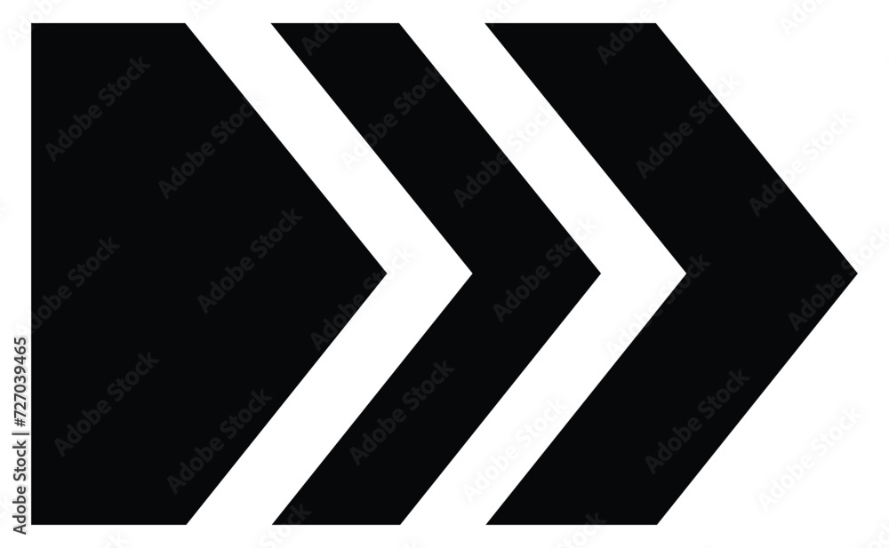 Arrow icons group. Set of black arrows symbols with blend effect ...