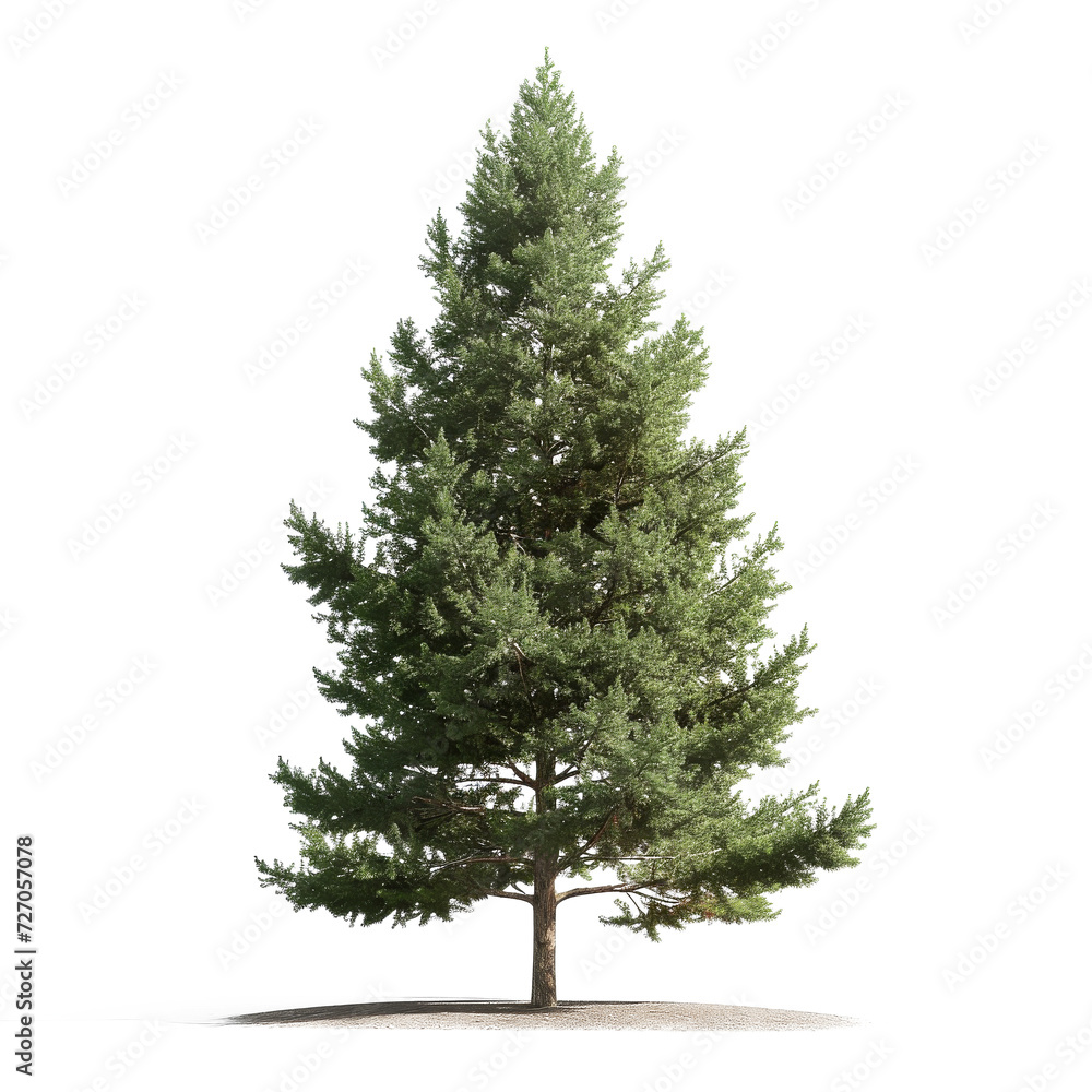 ภาพประกอบสต็อก Isolated big pine tree in transparent background, tree ...