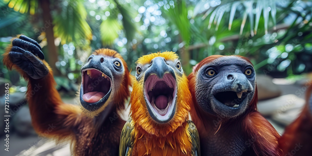 Goofy Zoo: Silly Portraits of Zoo Animals Making Funny Faces and ...