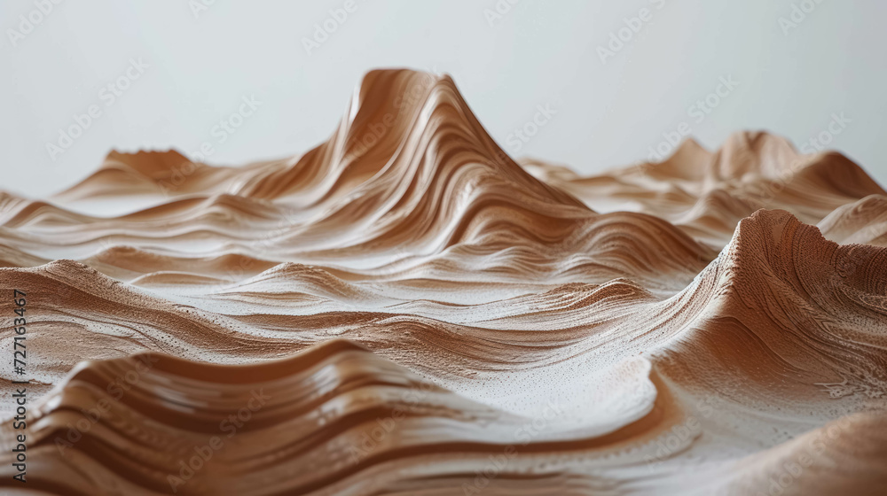 Abstract Texture of a Composite Polymer That Mimics The Shifting Sands ...