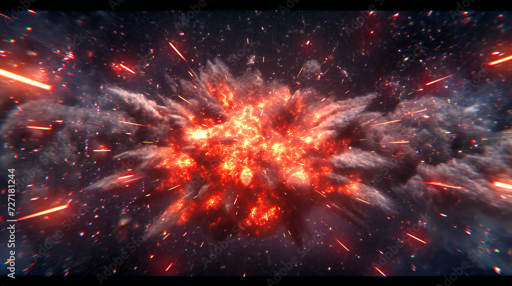 Space-themed abstract background with a galaxy, stars, and cosmic ...