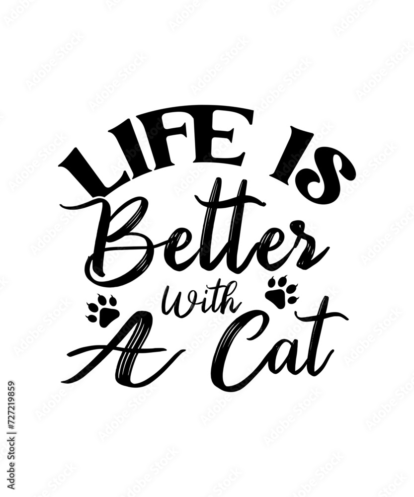 Cat Quotes Svg Bundle, Cat Mom, Mom Svg, Cat, Funny Quotes, Mom Life ...