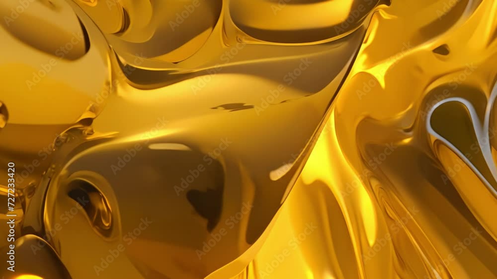 abstract gold liquid. Golden wave background. Gold background. Gold ...