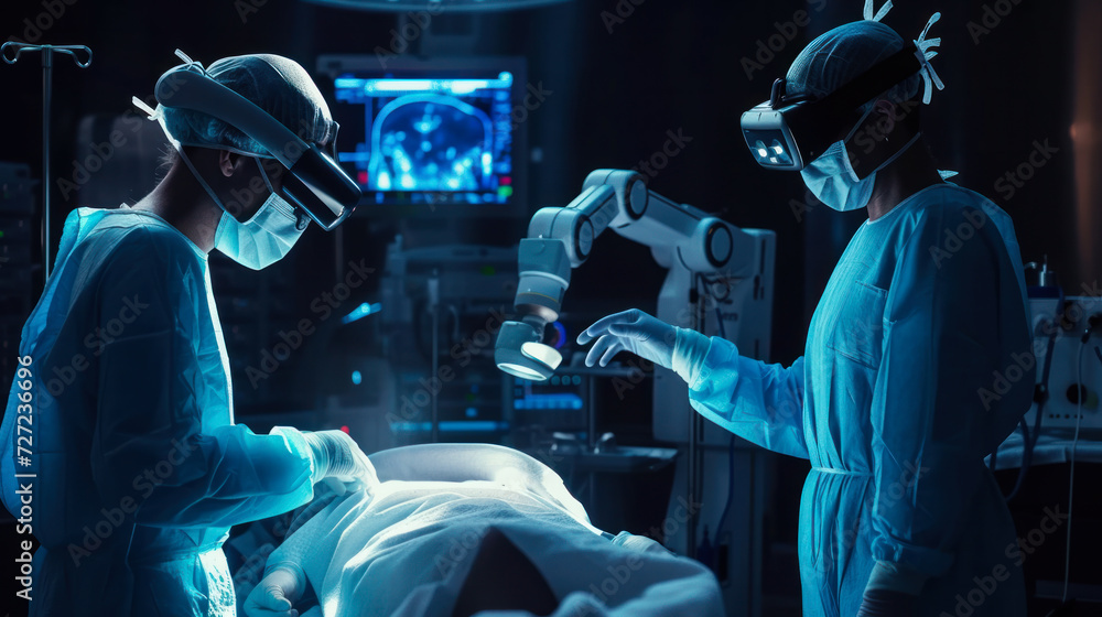 Surgeons use high-precision remote-controlled mini forceps to operate ...