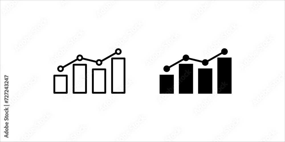 Benchmark measure icon set. Dashboard rating, progress service business ...