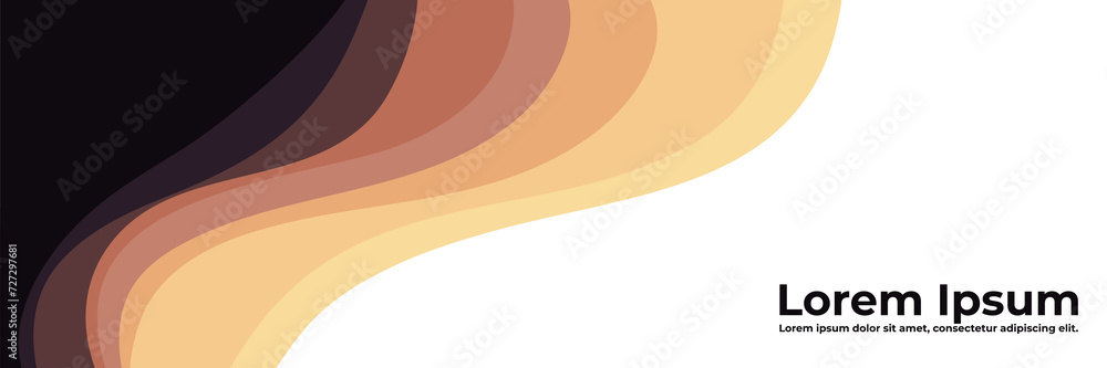 abstract cream gradient wave pattern background vector illustration ...