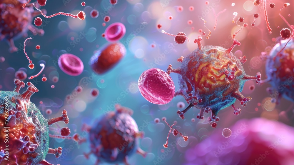 immune system in APS, showing antibodies attacking the body cells and ...