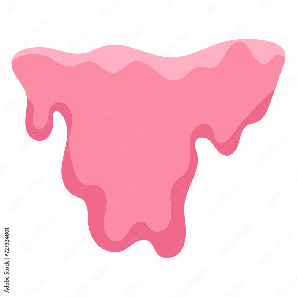 slime, illustration, vector, liquid, pink, element, halloween, blob ...