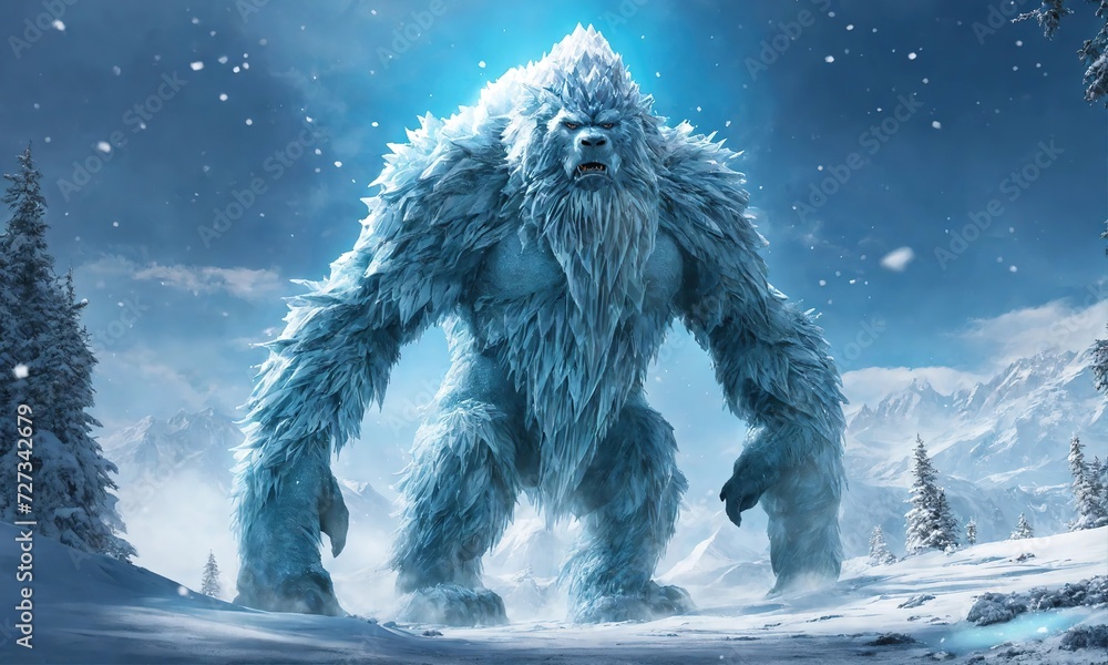 Glacial yeti description the glacial yeti is a towering ice creature ...