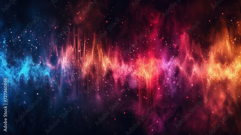 Colorful soundwave background, featuring a futuristic RGB wallpaper ...