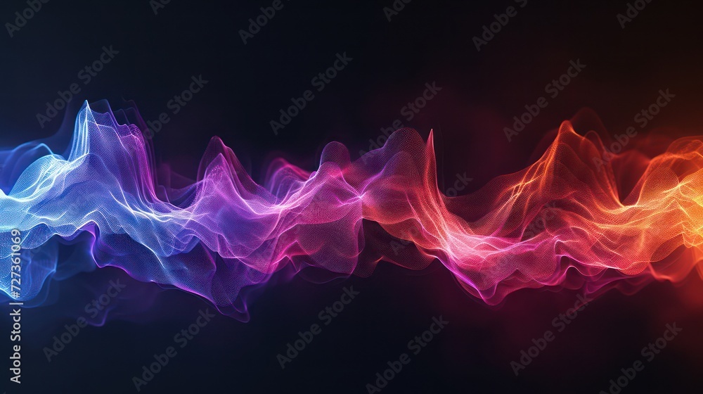 Colorful soundwave background, featuring a futuristic RGB wallpaper ...