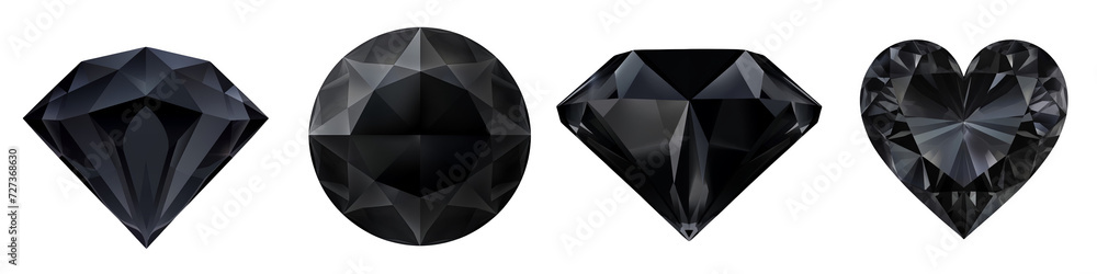 Black Diamond clipart collection, vector, icons isolated on transparent ...