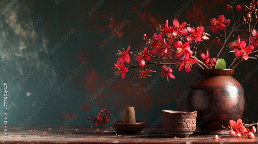 Myanmar's Thingyan flower, also known as padauk, delicately arranged on ...