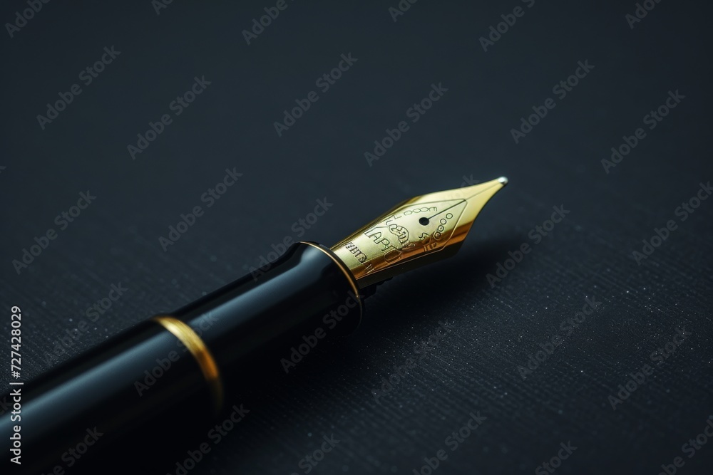 A timeless tool of expression, the fountain pen delicately balances ...